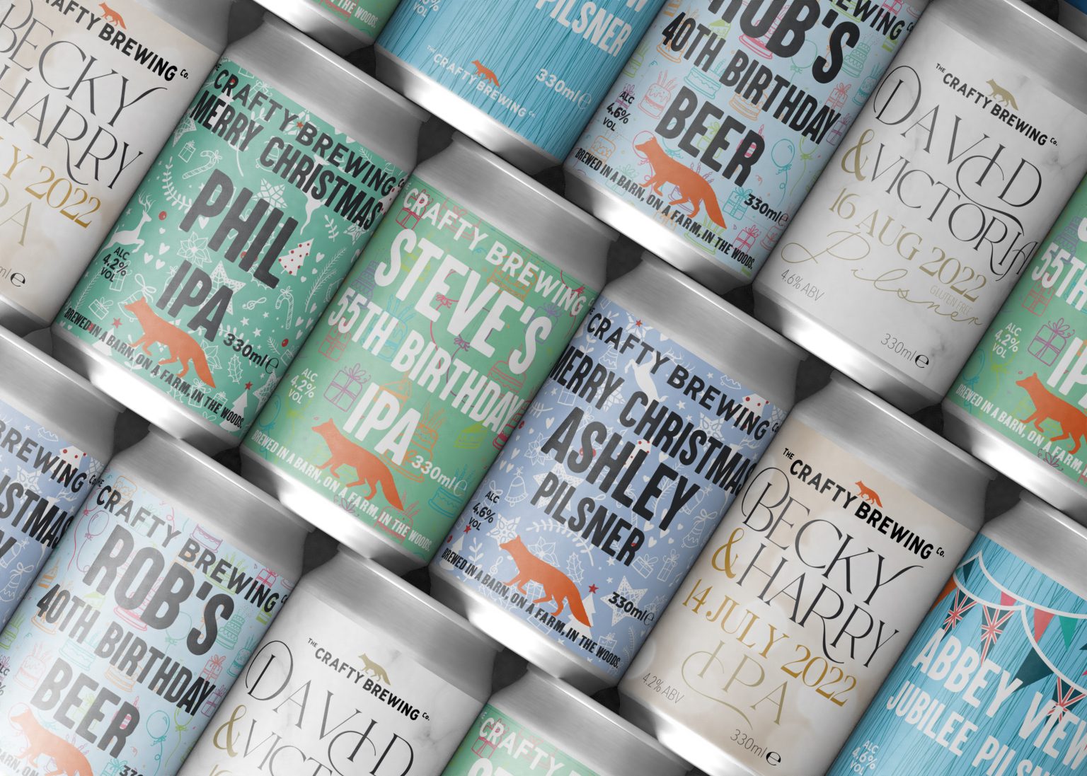 Get Personalisied Custom Beers For All Celebrations | Crafty Brewing