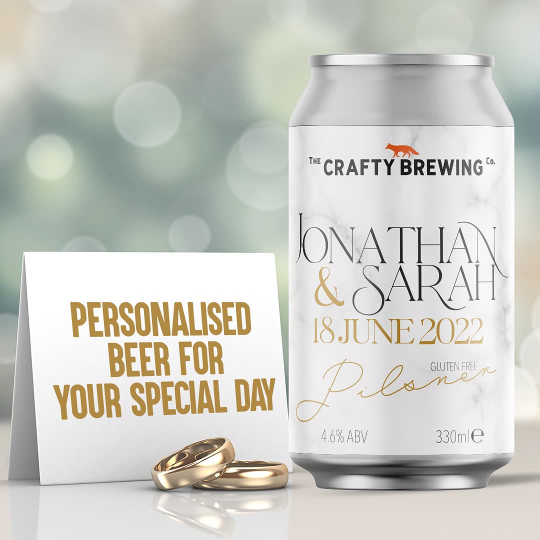 Get Personalisied Custom Beers For All Celebrations | Crafty Brewing