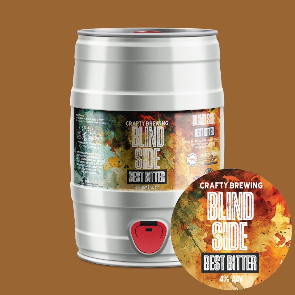 Buy Blind Side Mini Kegs Online - Crafty Brewing